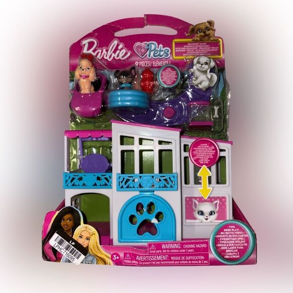 Barbie | Small Pets | Nwtbarbie Pets Dreamhouse Playsetbox Is A Bit ...